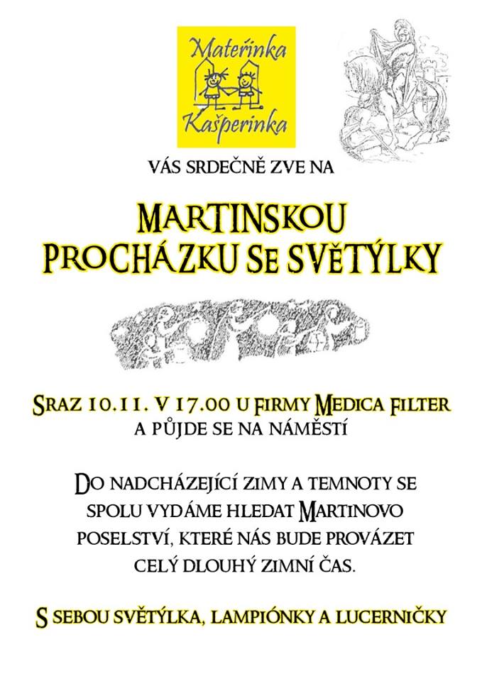 Martinská procházka se světýlky 10. 11. 2017 | ZŠ, ZUŠ a MŠ Kašperské Hory